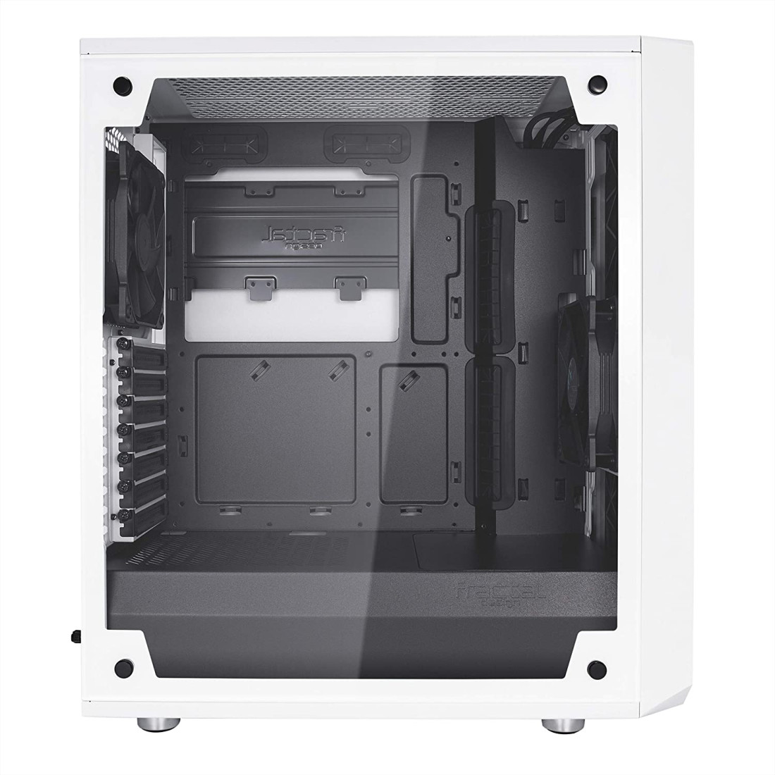 Buy Fractal Design Meshify C White Steel / Tempered Glass ...