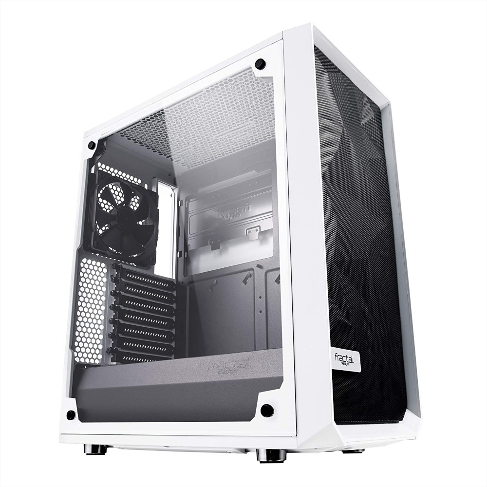 Buy Fractal Design Meshify C White Steel / Tempered Glass ...
