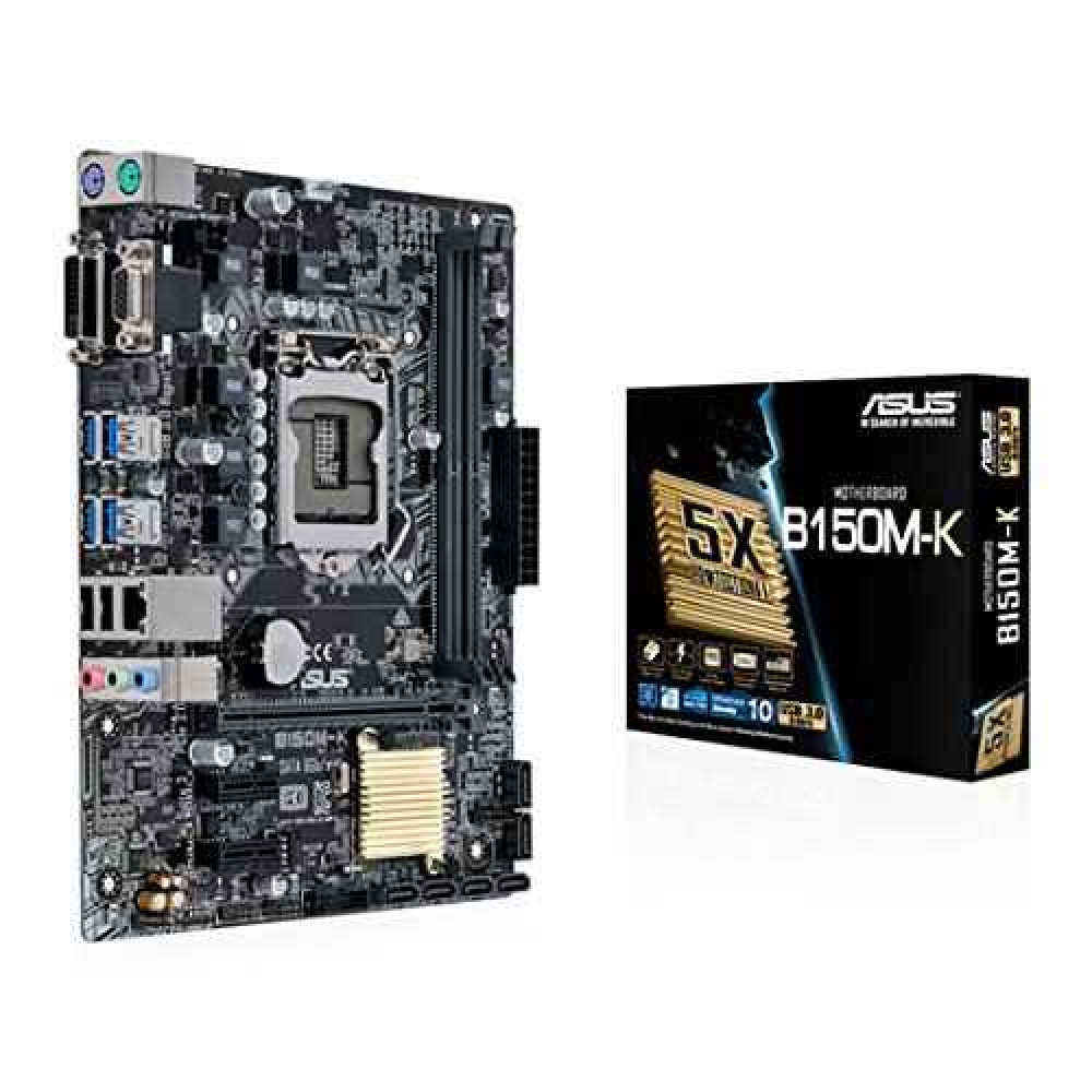 Buy Asus B150M-K LGA1151 Intel DDR4 Micro-ATX Motherboard ...