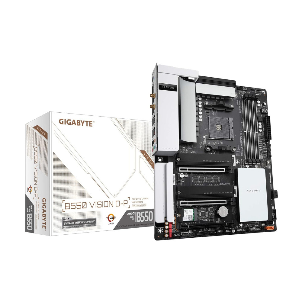 Buy GIGABYTE B550 VISION DP AM4 AMD B550 ATX Motherboard ...